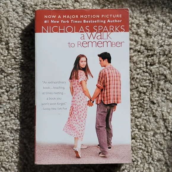 A Walk To Remember Book Cover A Walk To Remember: Nicholas Sparks' New